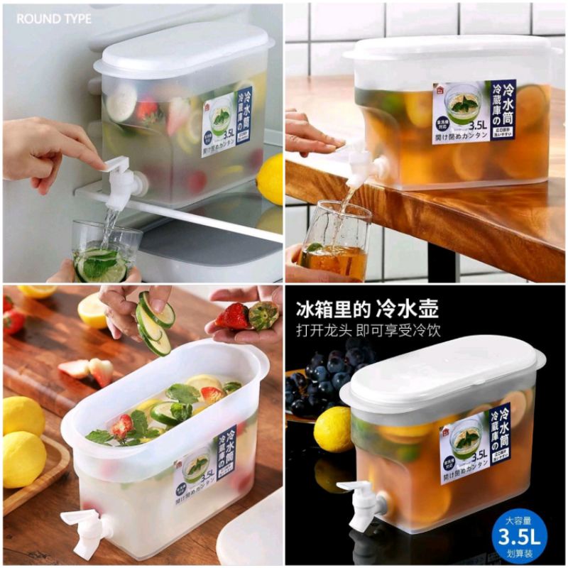Jual Water Dispenser Container 3.5 L (Tempat Air/Infused water/Es teh ...