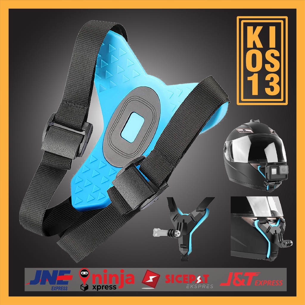 Jual Mounting Gopro Helm Mounting Action Cam Mounting Action Cam Helm ...