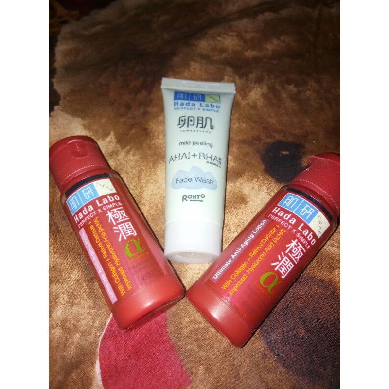 Jual Preloved Hada labo starterpack (merah) | Shopee Indonesia