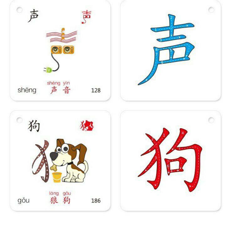 Jual Mandarin Wipe Clean Flash Cards - Kartu Belajar Chinese Vocabulary ...