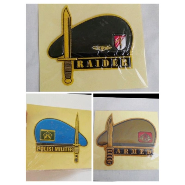 Jual stiker armed raider pm baret sticker | Shopee Indonesia