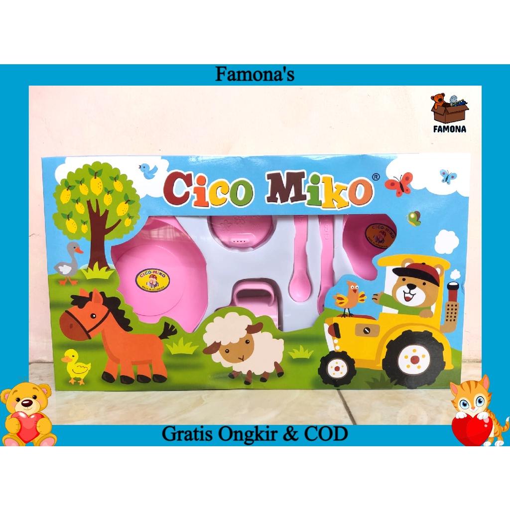 Jual [COD] Tempat Makan Bayi Ciko Miko Feeding Set | Shopee Indonesia