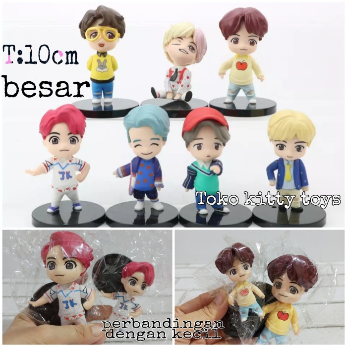 Jual ACTION FIGURE BTS BT21 ARMY BANGTAN BOYS KPOP IDOL MODEL BESAR | Shopee Indonesia