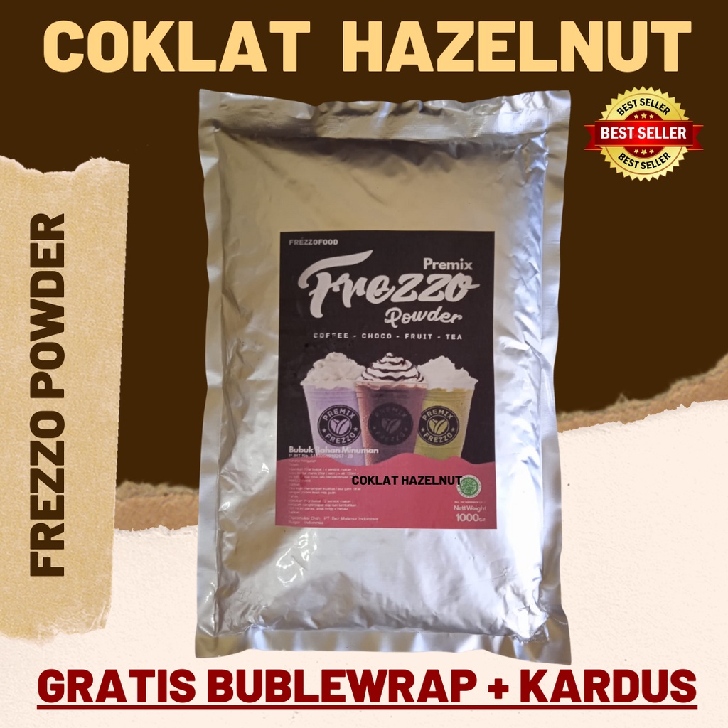 Jual BUBUK MINUMAN RASA CHOCO HAZELNUT 1 KG FREZZO POWDER DRINK | COKLAT HAZELNUT | SERBUK BOBA ...