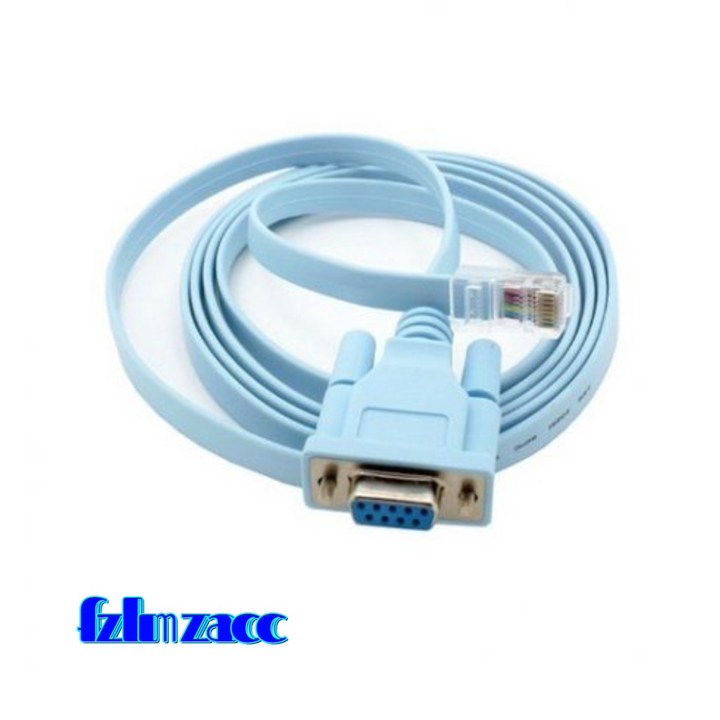 Jual Kabel Console Cisco RJ45 To Serial Female / RJ 45 To Db9 Female ...