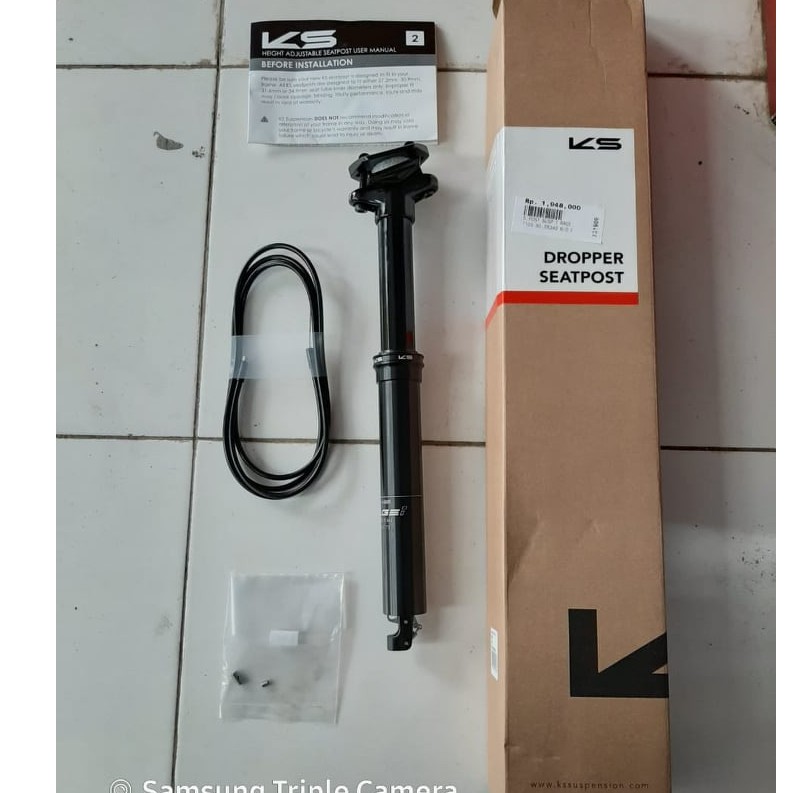Jual SEATPOST DROPPER POST HYDRAULIC SUSPENSION KS KIND SHOCK T-RAGEI ...