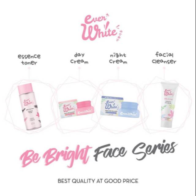 Jual Everwhite Be Bright Face Series (Paket wajah) | Shopee Indonesia