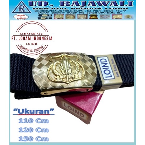 Jual Sabuk Satpam Loind | Ikat Pinggang Security Motif BatikBesar Original | Shopee Indonesia