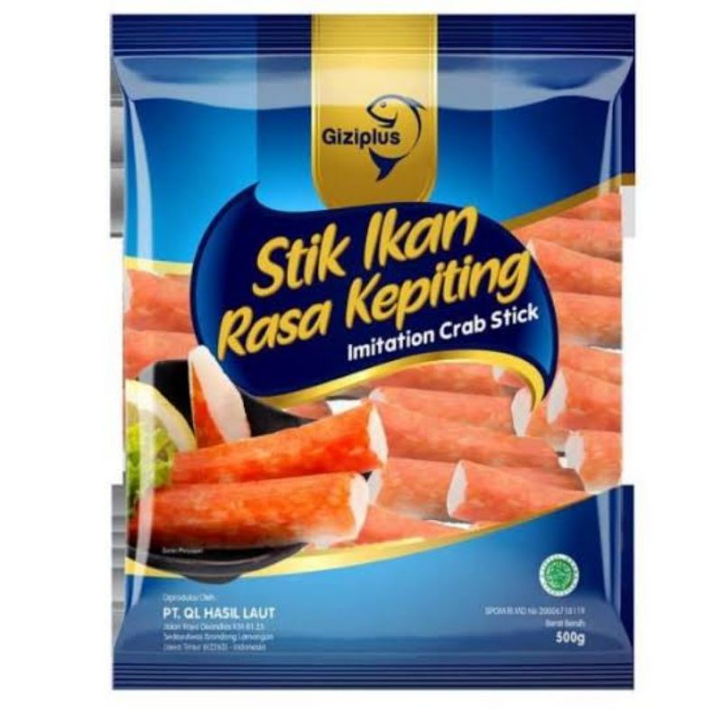 Jual GIZIPLUS CRAB STIK 500GR | Shopee Indonesia