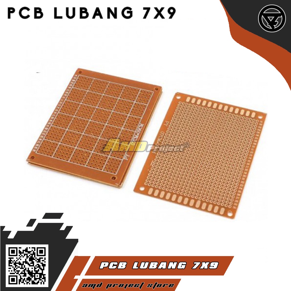 Jual Pcb Lubang 7x9 Dot Matrix 7 x 9 Papan Universal Board Circuit 7x9 ...