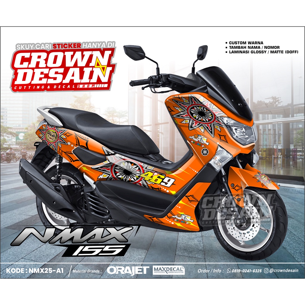 Jual DECAL NMAX 155 FULLBODY - Sticker Motor Yamaha NMAX 2019 ...