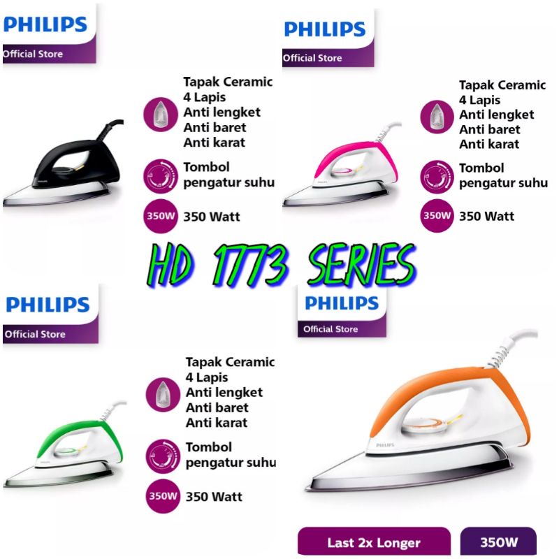 Jual Setrika PHILIPS SERIES ORIGINAL Garansi Resmi | Shopee Indonesia