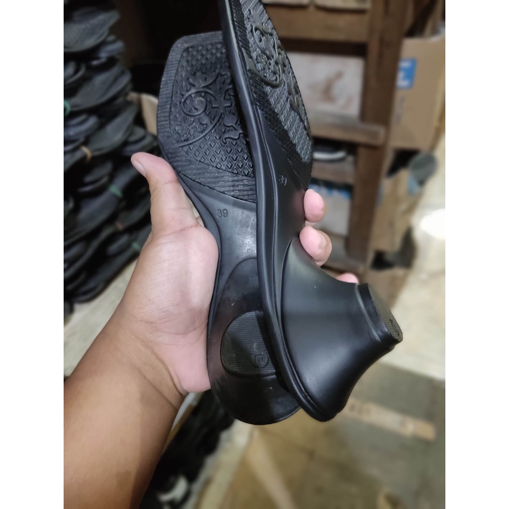 Jual SOL SEPATU WANITA HELL SOL SEPATU BERHAK CEWEK 5CM | Shopee Indonesia