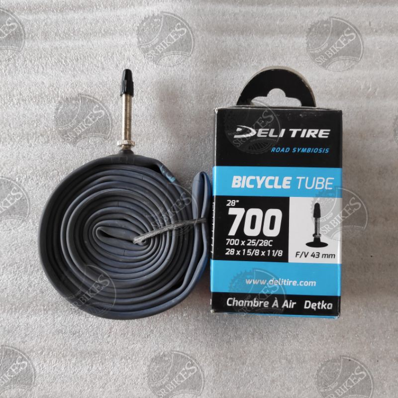 Jual Ban Dalam 700 x 25 / 28c FV PRESTA. Sepeda RB Road Bike Fixie. DELI TIRE | Shopee Indonesia