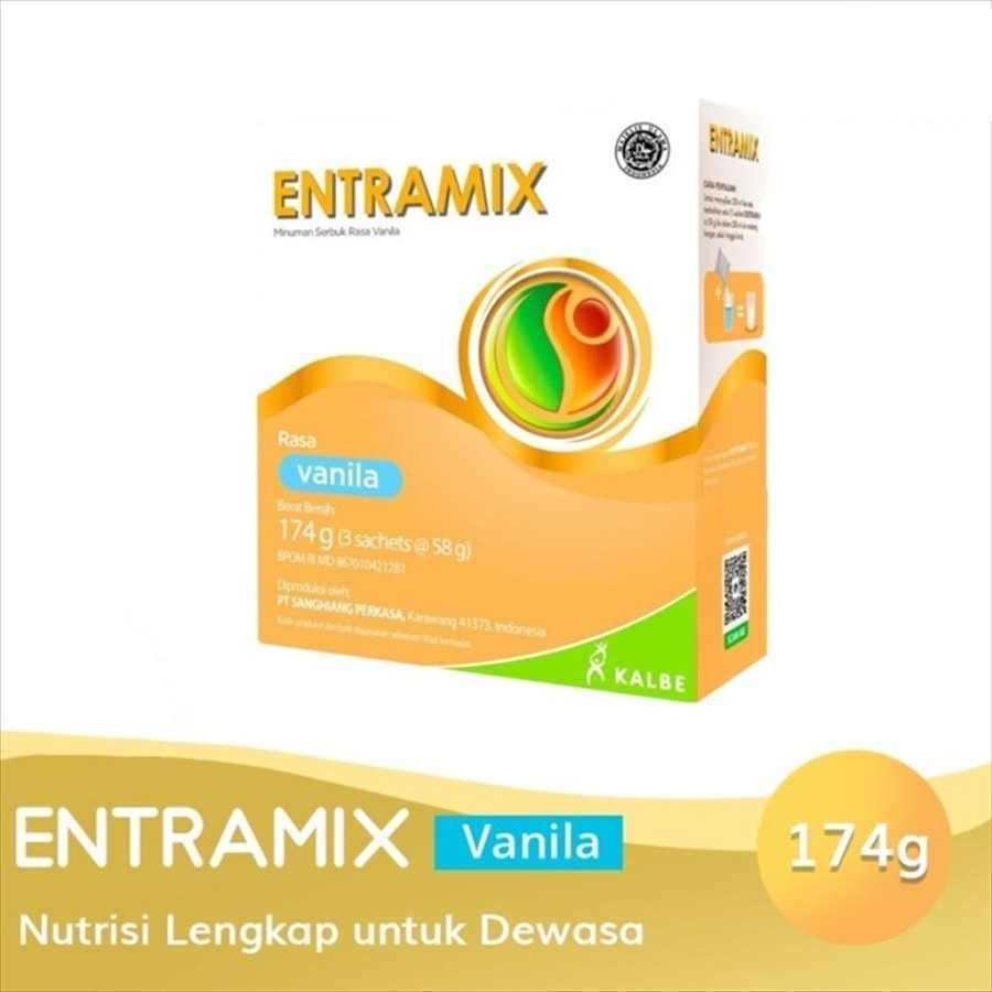 Jual Entramix 174 gram - Susu Nutrisi Seimbang Khusus Dewasa | Penambah ...