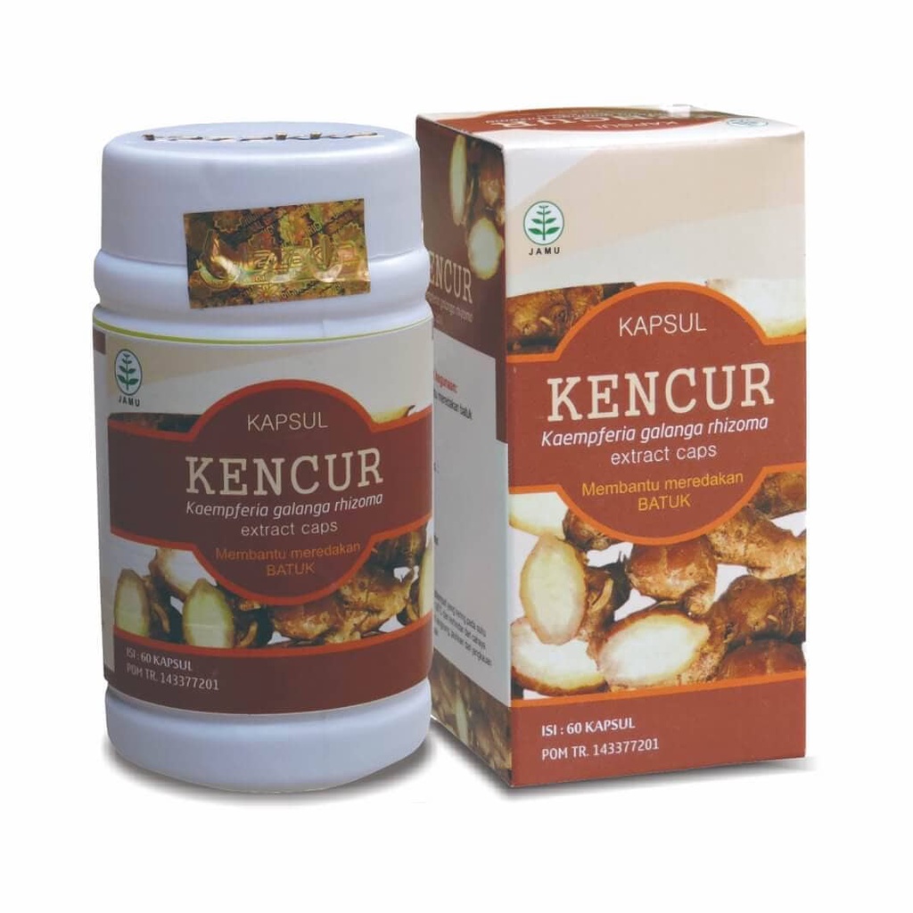 Jual Kapsul Kencur Tazakka Obat Herbal Batuk Berdahak Radang Tenggorokan Masalah Pencernaan ...