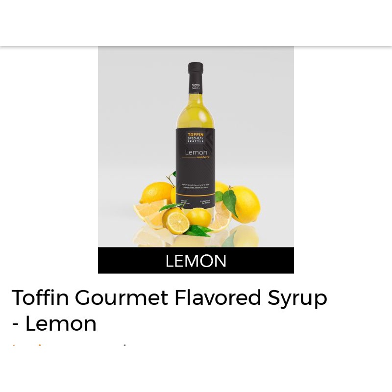 Jual Toffin Lemon Syrup 750ml || Lemon Sirup Minuman Cafe 750ml ...
