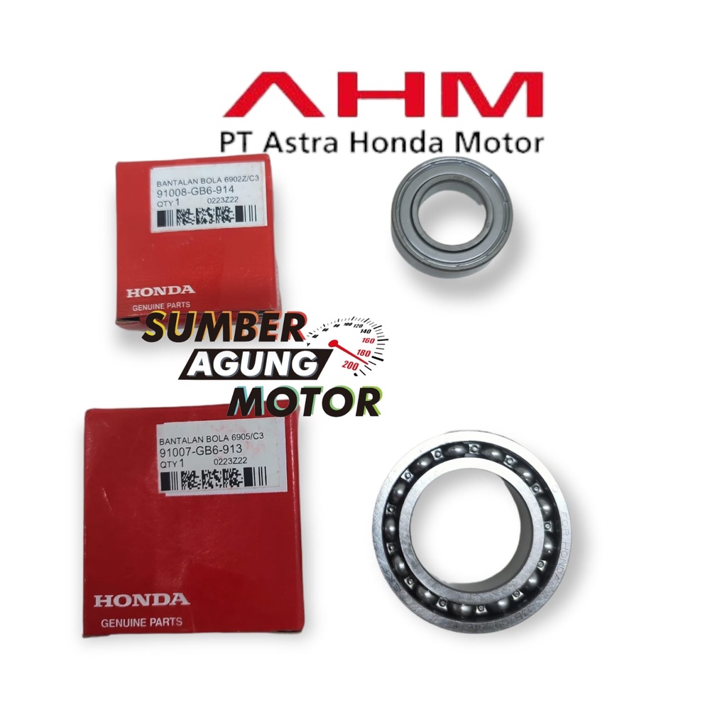 Jual LAKER BEARING NOKEN AS 6905 6902 C3 KANAN KIRI GRAND SUPRA LEGENDA ...