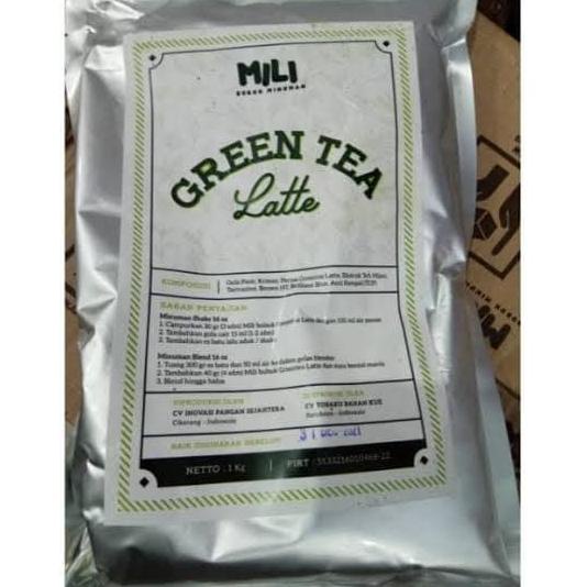 Jual (BISA COD) Mili green tea bubuk minuman teh hijau serbuk powder ...