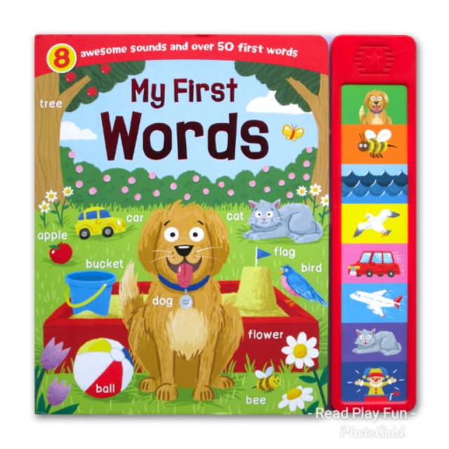 Jual My First Words Super Sound Book with 8 Awesome Sounds And Over 50 ...