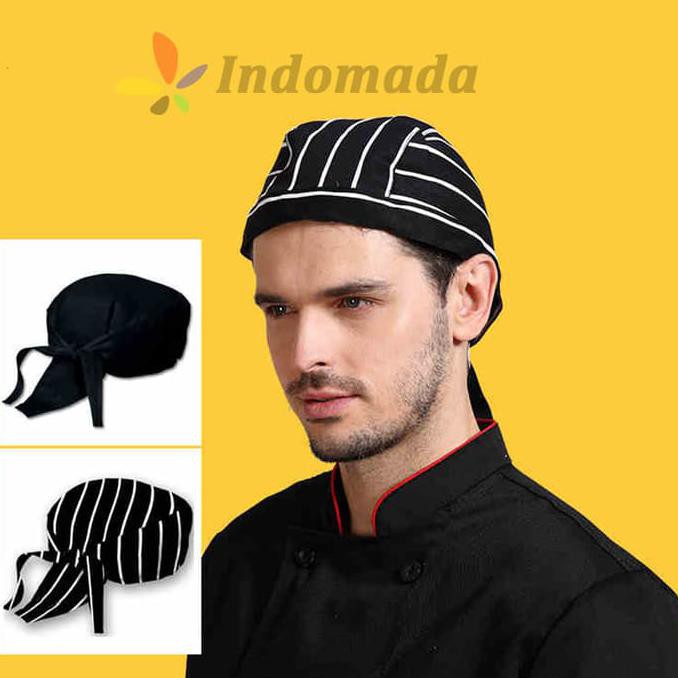 Jual Sushi Japanese Style Chef Hat/Topi Koki ala Jepang/Topi Chef ...
