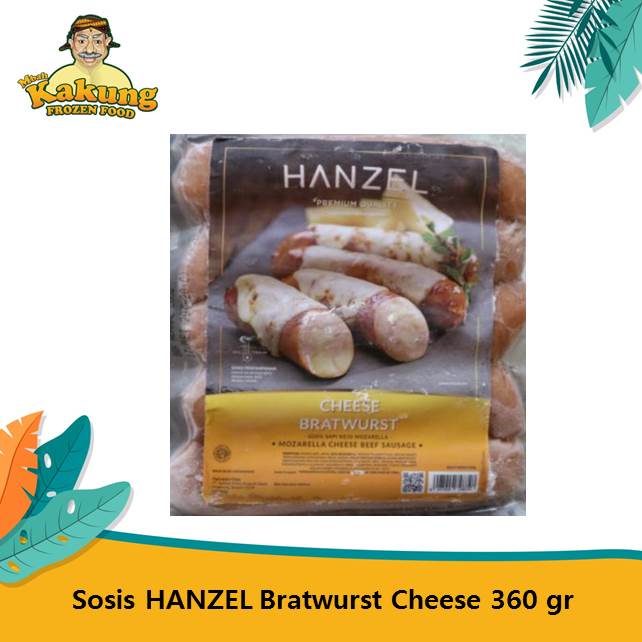 Jual Sosis HANZEL Bratwurst Mozzarella Cheese 360 gr | Shopee Indonesia