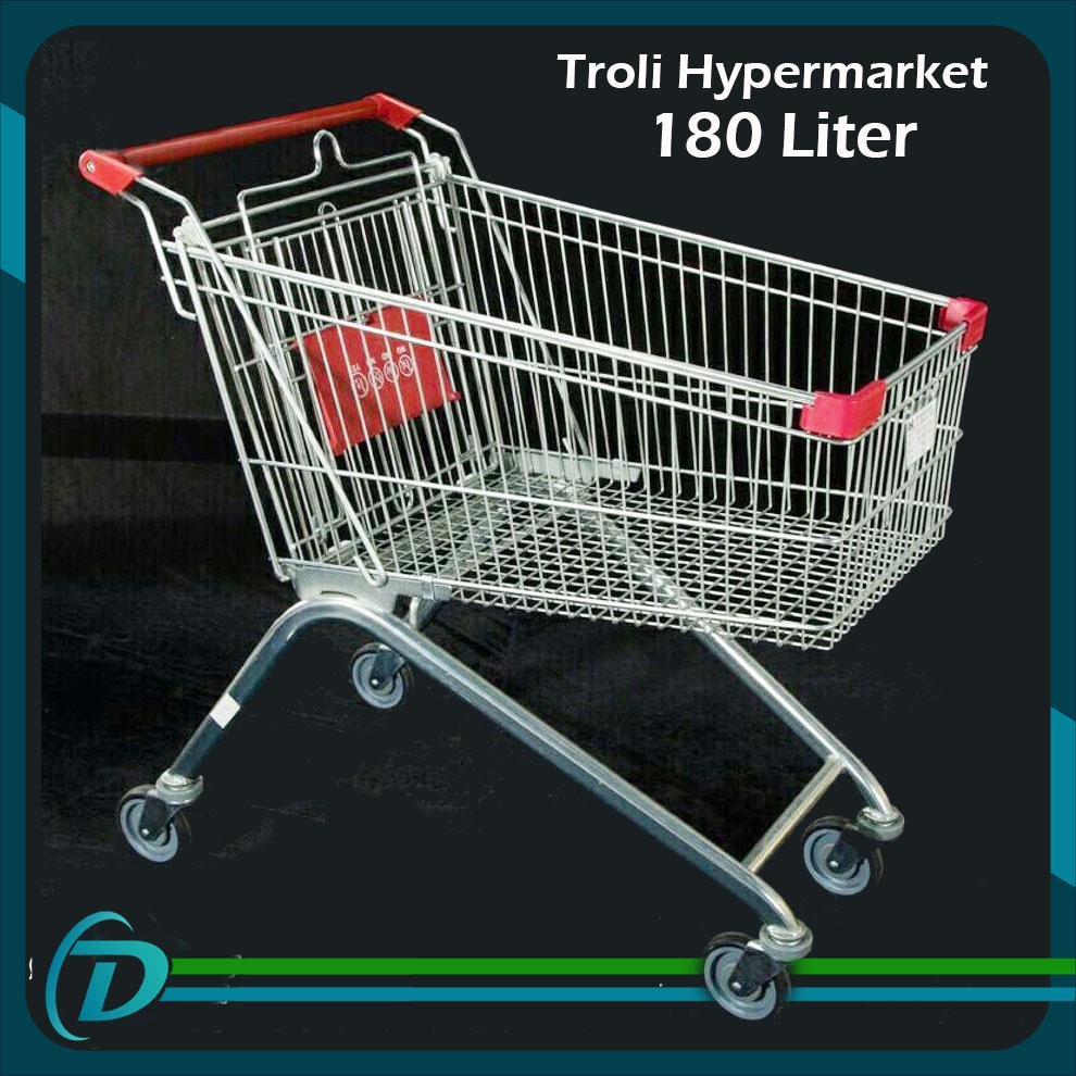 Jual Troli Hypermarket 180 Liter - Hypermarket Trolley - Troli Belanja ...