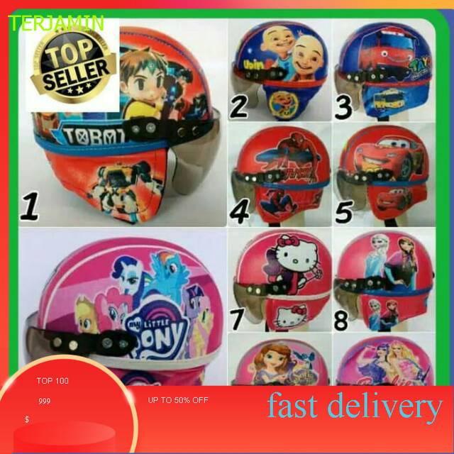 Jual HELM KARAKTER ANAK GARANSI DITERIMA TANPA PECAH TERJAMIN | Shopee ...