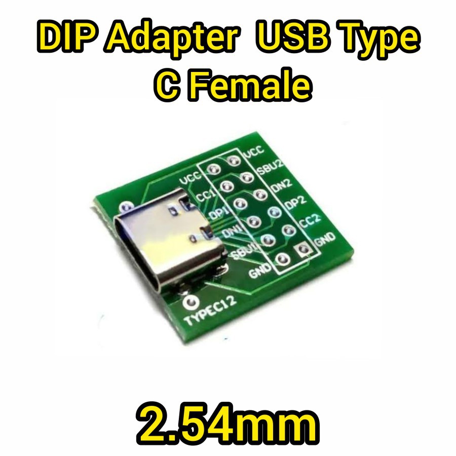 Jual DIP Adapter USB Type C Female | Shopee Indonesia