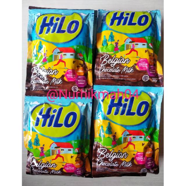 Jual HILO BELGIAN CHOCOLATE MILK ISI 10R EXP 17 OKT 2025 | Shopee Indonesia
