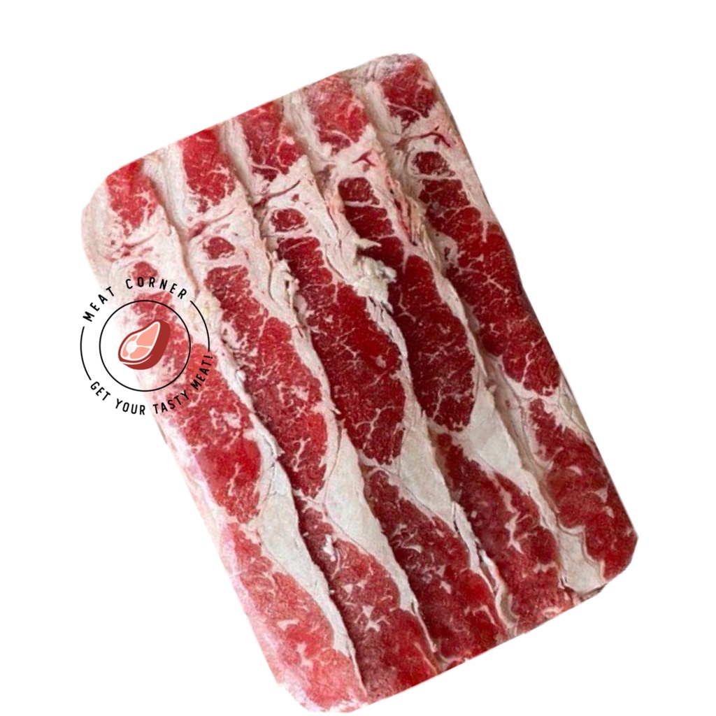 Jual DAGING SAPI SLICE US SHORTPLATE US BEEF SLICE 500 GR MEAT CORNER ...