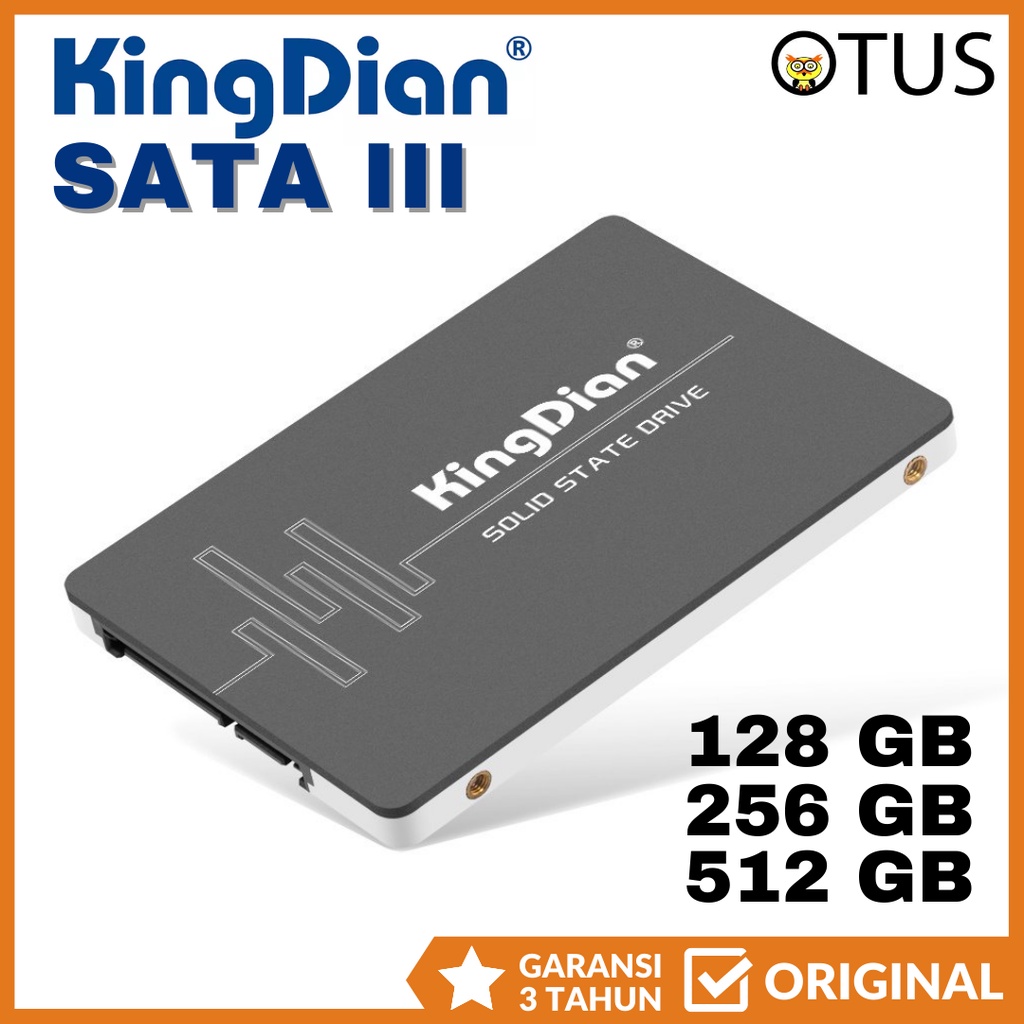 Jual SSD KingDian 2.5 SATA III S370 128GB 256GB 512GB GARANSI RESMI 3 ...