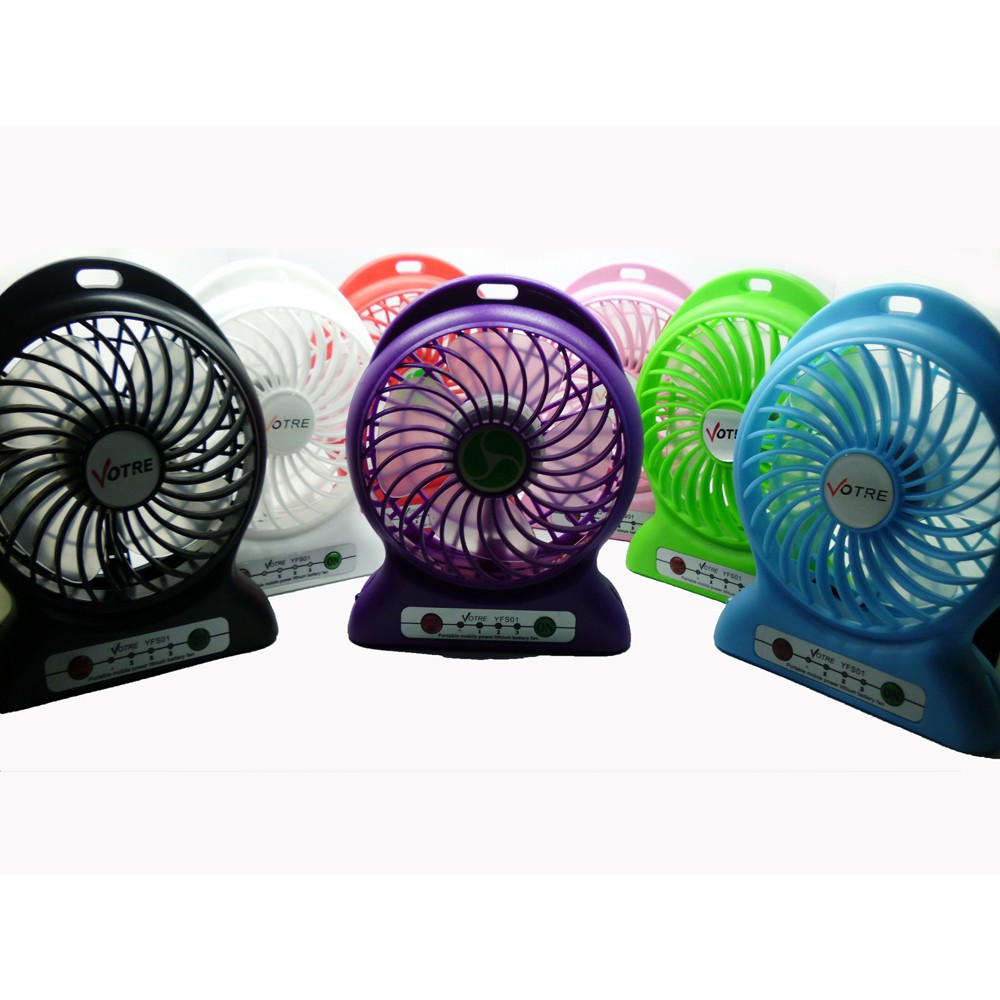 Jual Votre YFS-01 Kipas Angin Mini USB Portable Fan With Powerbank ...