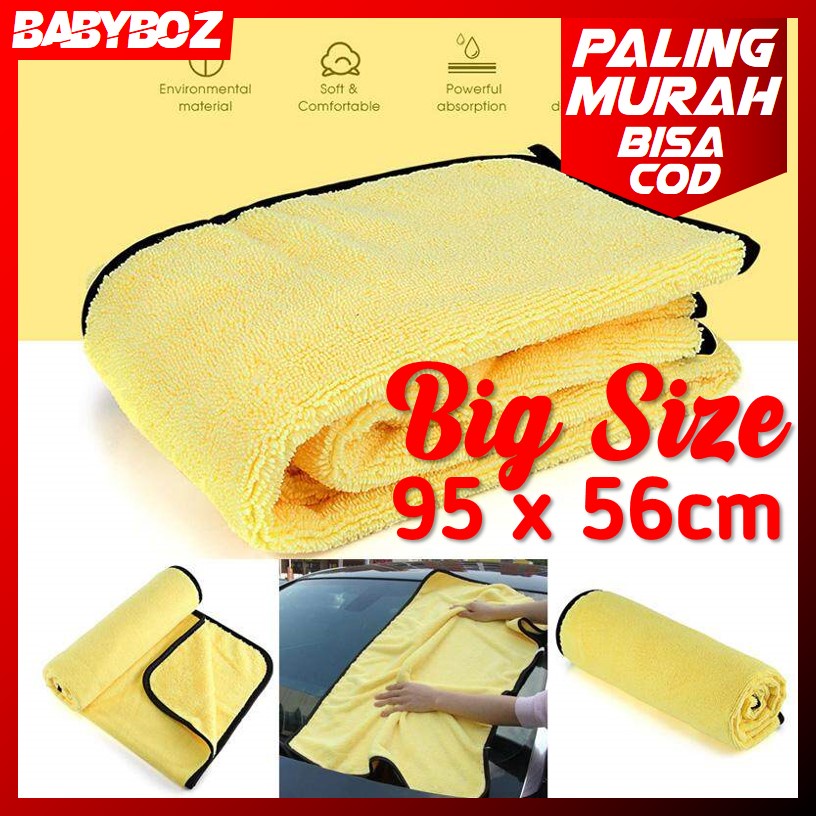 Jual BABYBOZ - Tirol Handuk Microfiber Lap Pengering Mobil XL 92 x 56 ...