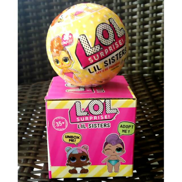 Jual Mini Yellow Ball Surprise Dolls Toy Mini Yellow LOL Surprises ...
