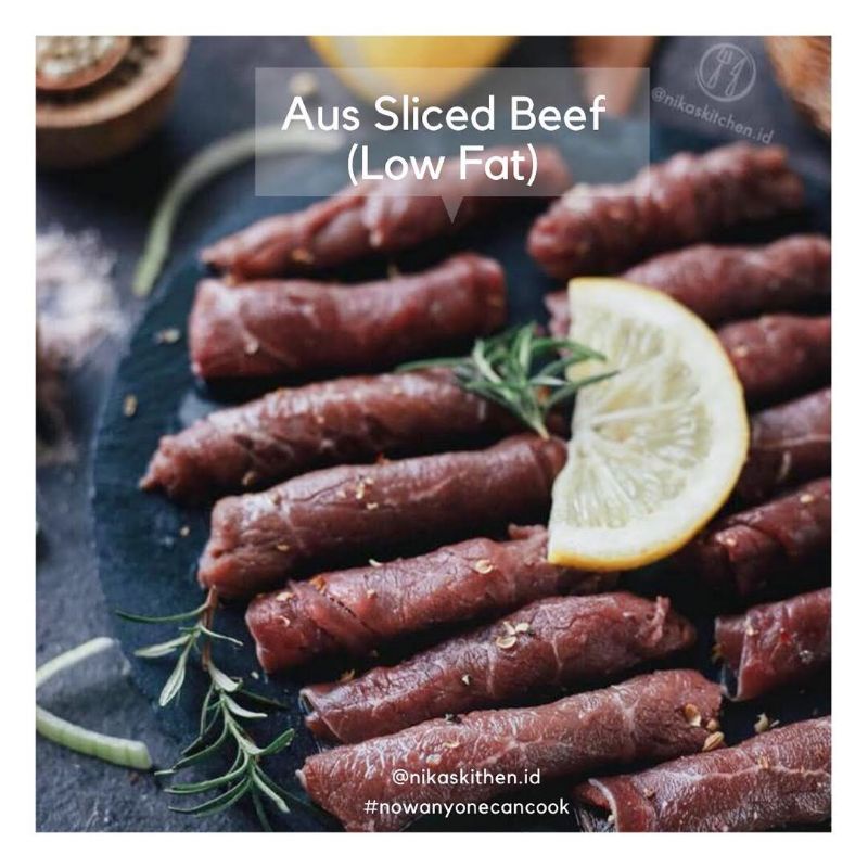 Jual AUS Sliced Beef 500gr (low fat) | Shopee Indonesia