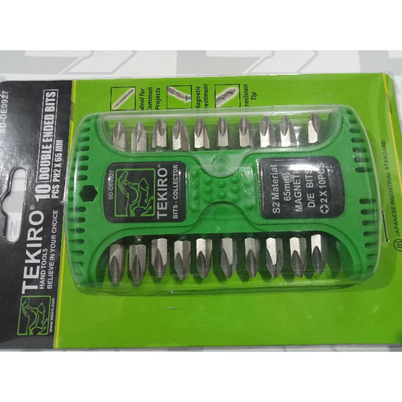 Jual TEKIRO Mata Obeng + + / + - PH2 X 65mm PH1 Mata Obeng Mesin Bor ...