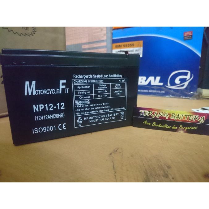 Jual Aki Sepeda Listrik Selis, Np 12V-12Ah Mf Vrla (Kering) | Shopee ...