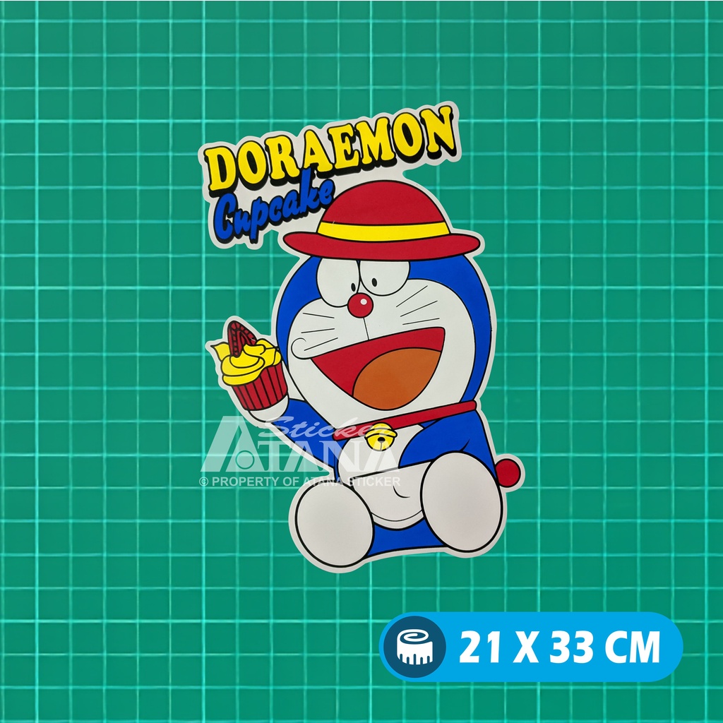 Jual Stiker Printing Doraemon Sticker Sablon Jumbo Besar Vinyl Graftac ...