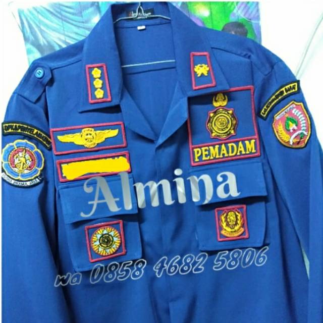 Jual SERAGAM PDL DAMKAR PEMADAM KEBAKARAN PLUS ATRIBUT | Shopee Indonesia