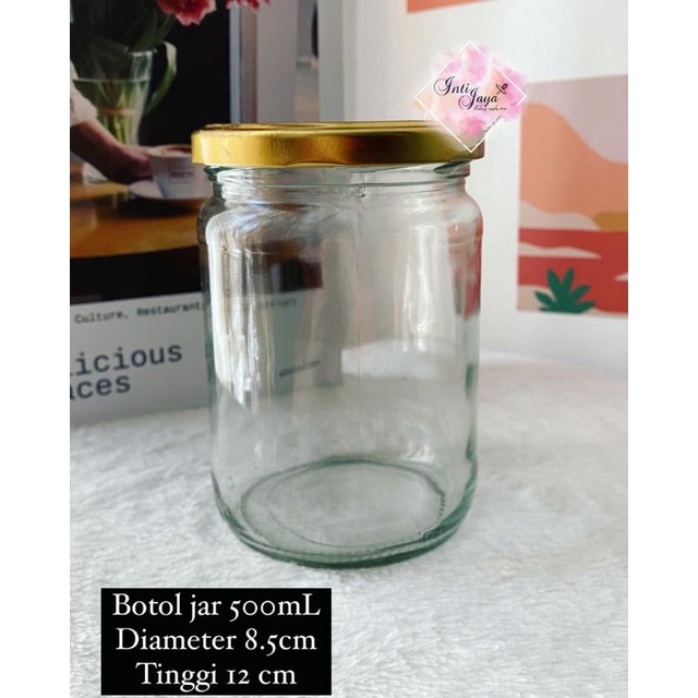 Jual JAR KACA/BOTOL KACA 500 ML PER PCS | Shopee Indonesia
