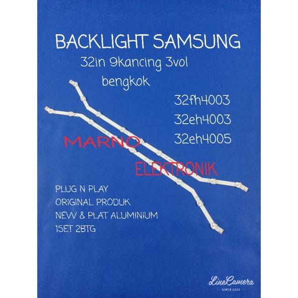Jual LAMPU BACKLIGHT SAMSUNG UA-32FH4003R UA-32FH4003 BL LED SAMSUNG AU 32FH4003 UA 32EH4003 UA ...