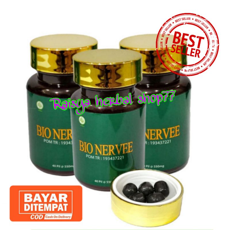 Jual BIO NERVEE BIO NERVE |Bio Nervee isi 40 Butir 100% Original ...