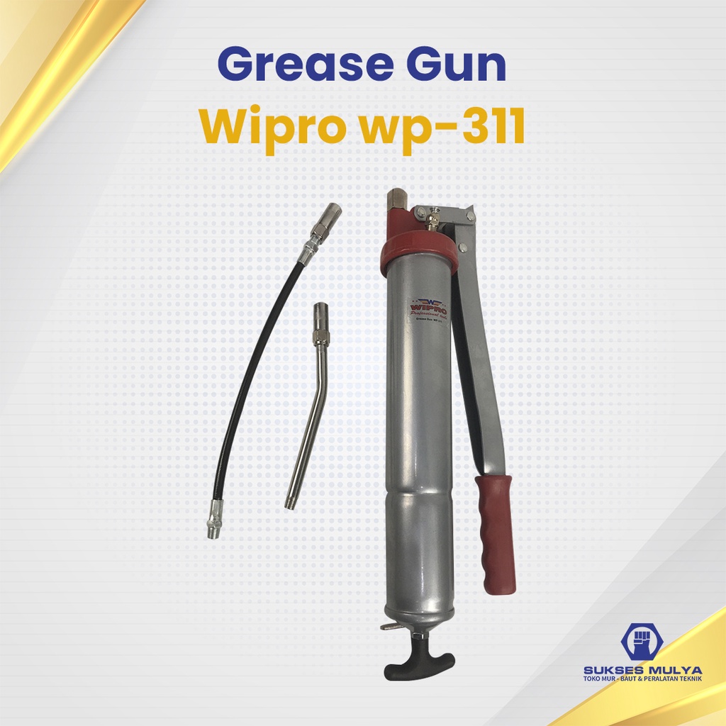 Jual Wipro Pompa Gemuk - Grease Gun - Hand Grease Gun 600cc | Shopee ...