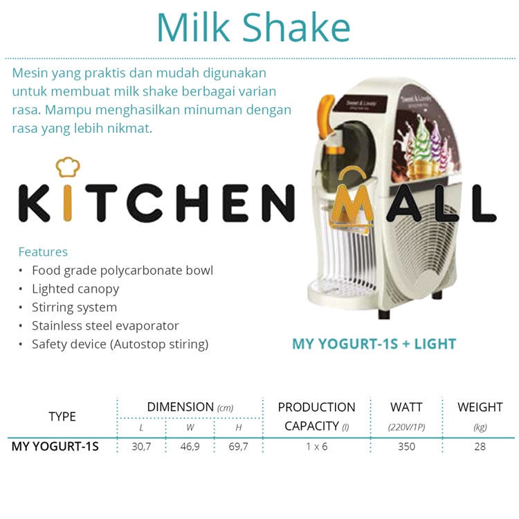 Jual Gea My yogurt-1s Frozen Yoghurt Machine / Mesin Soft Ice Cream ...