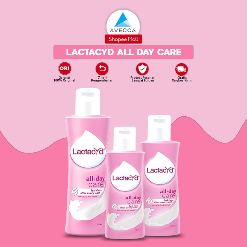 Jual Lactacyd Feminine Hygiene All Day Care / Sabun Kewanitaan / Pembersih Vagina | Shopee Indonesia