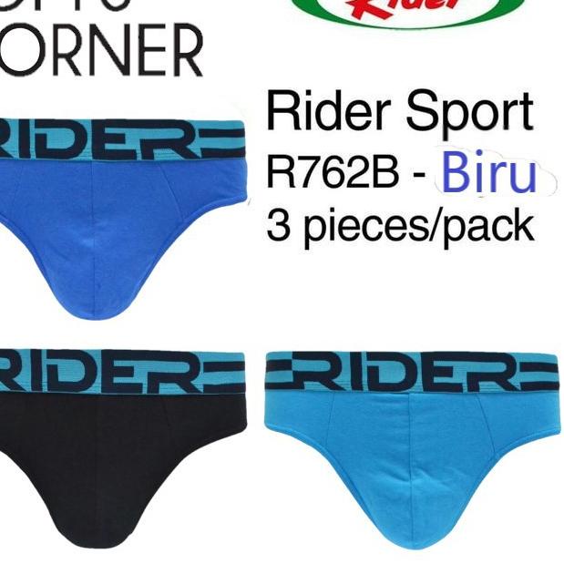 Jual [TOMSCORNER] Celana dalam pria Rider 762 B isi 3 | R762B | PAKAIAN ...