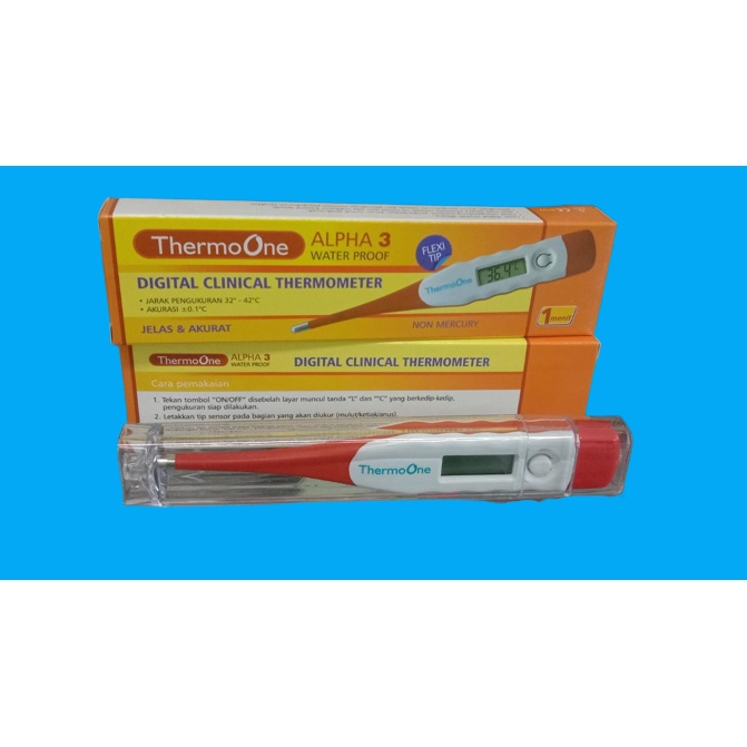 Jual THERMOMETER TERMOMETER DIGITAL ONEMED ALPHA 3 DIGITAL | Shopee ...