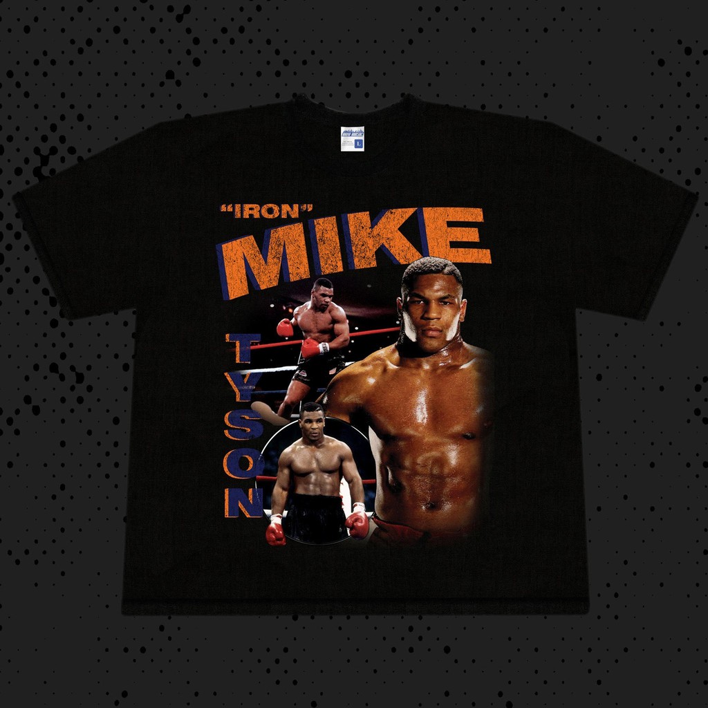 Jual Mike TysonBootleg Rap Tee / Kaos Bootleg Mike Tyson | Shopee Indonesia