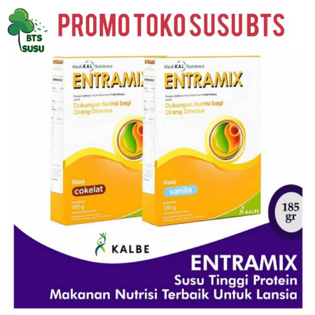 Jual ENTRAMIX 185gr VANILA COKLAT KALBE | Shopee Indonesia